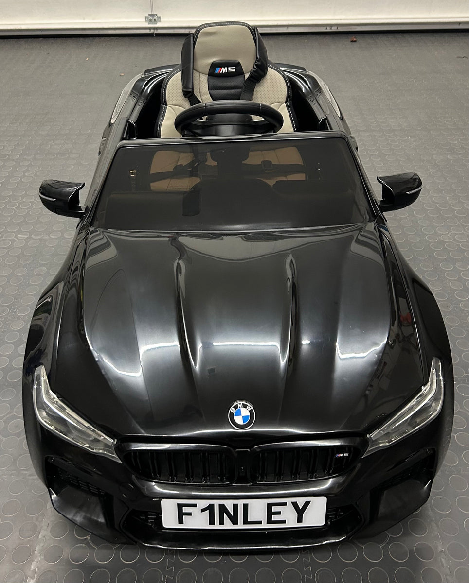 8x2" WHITE FRONT Personalised Kids Small Plastic Number Plate – Flexi ...